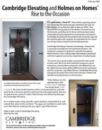 Cambridge Elevating Press and Media | News & Brand Features